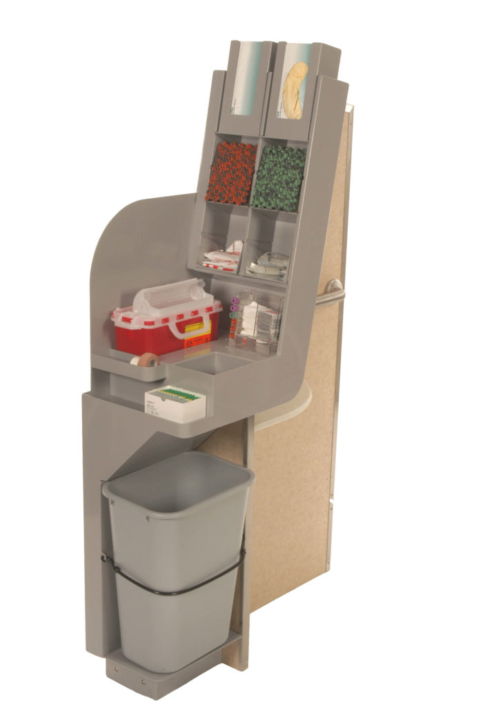 Ergonomic Phlebotomy Draw Station | Blood Draw Station